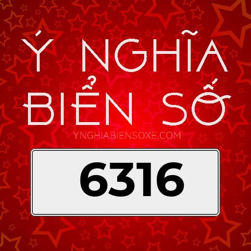 Ý nghĩa biển số xe 6316, dịch biển số xe 6316 - LỘC TÀI NHẤT LỘC